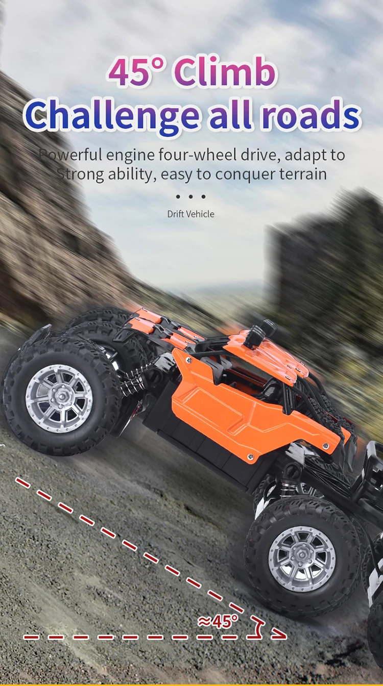 Alloy Six-Wheel Drive Twist Climbing Car - off-Road Stunt Toy