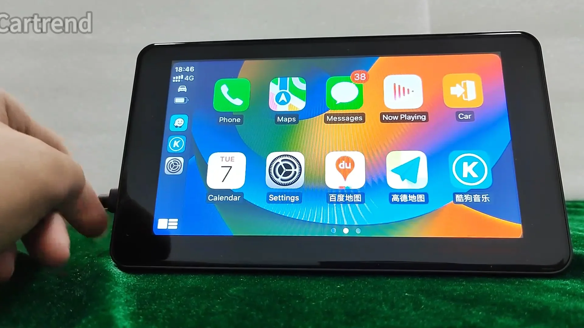 Ios Apple Wireless Carplay Android Auto Interface Display For Car ...