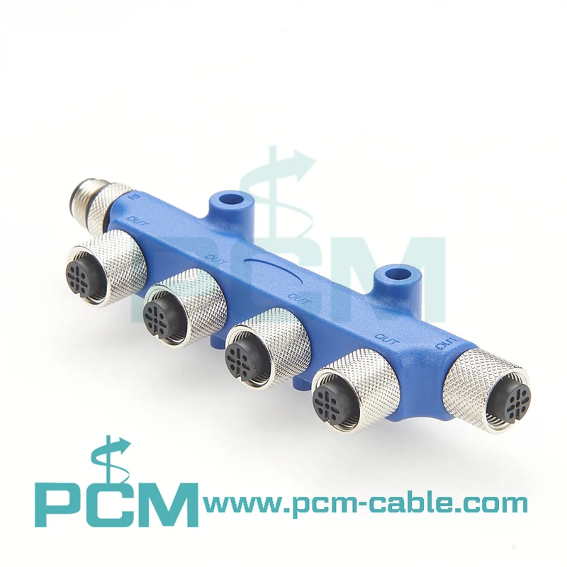 Devicenet Passive Multiport Junction Box M12 Connector