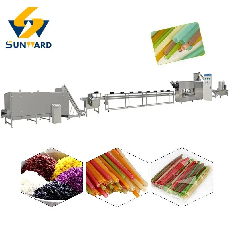 Sunward High Efficiency Rice Straw Making Machine & Drinking Straw ...
