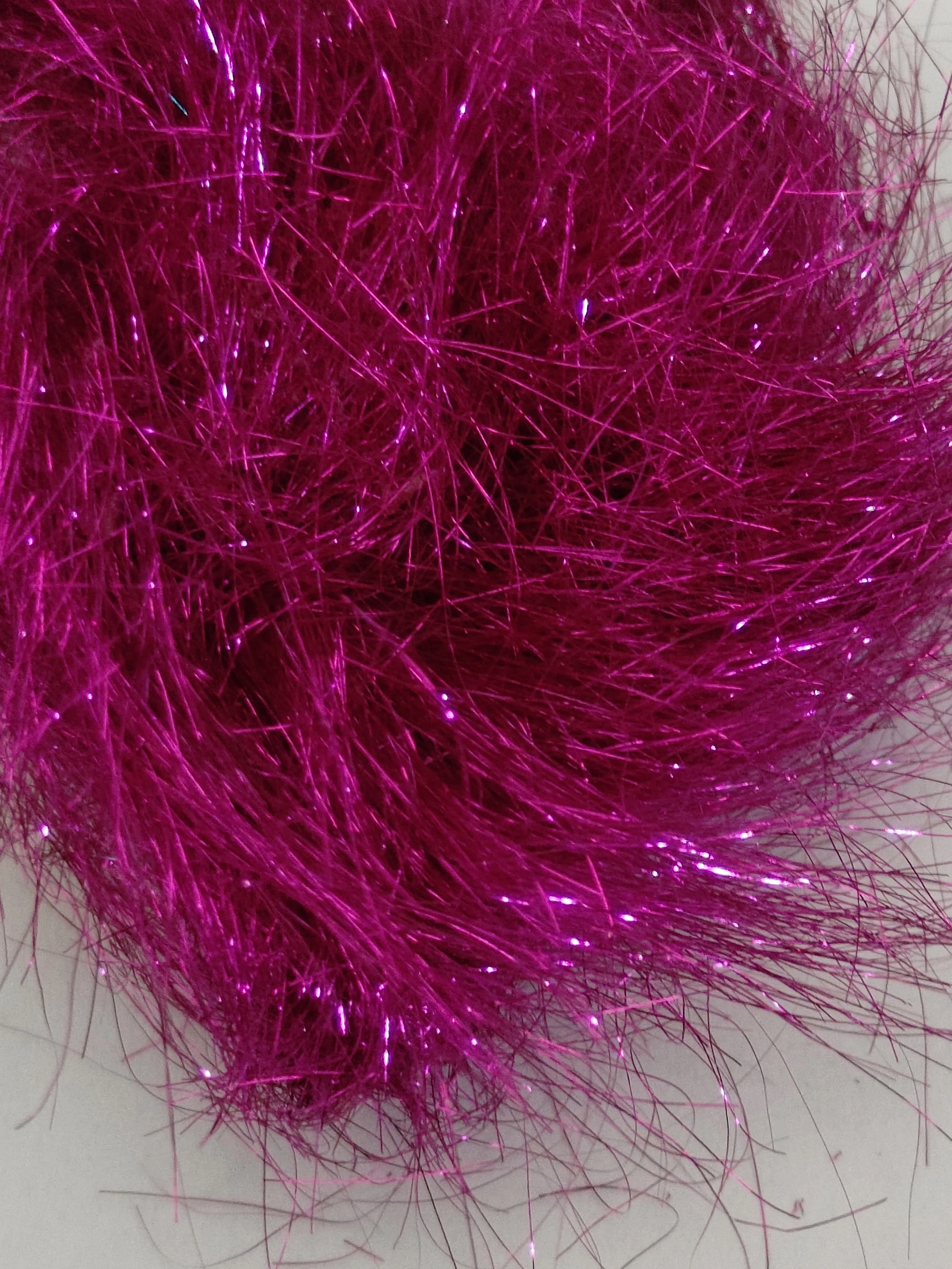 Superfine 6d Short Metallic Yarn Angelina Fiber Sparkle Knitting Yarn ...