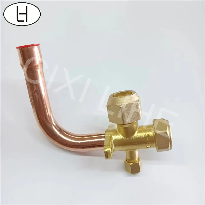 Top Quality 3 Way Brass Ac Service Valve Control Valve 1/4 3/8 1/2 5/8 ...