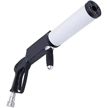 Co2 Cannon Gun Carbon Dioxide Air Column Gunner Holds Air Gun With Dry ...