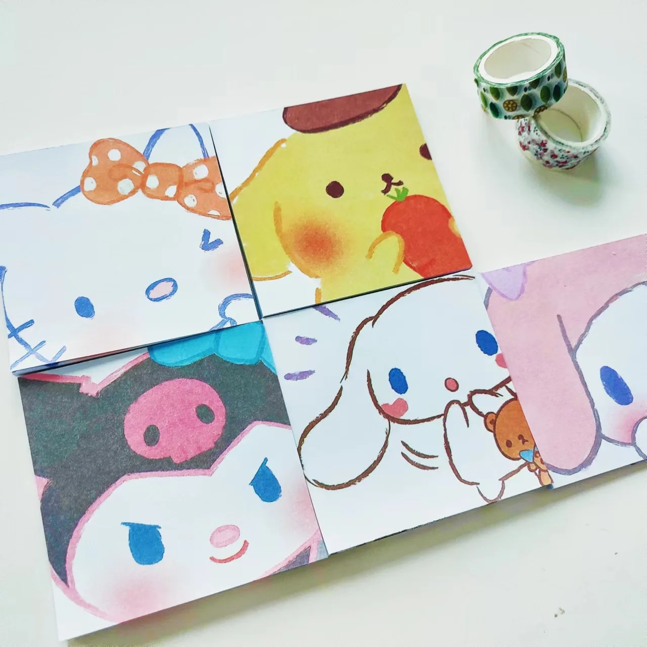 Cute Kawaii Sticky Notes Pad Stationery Custom Sticky Notes Customize ...