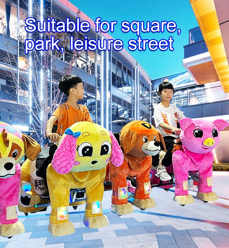 Earn Money with Kids Animal Rider Paseo En Animales Plush Rides