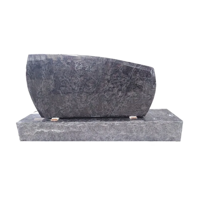 Bahama Blue Granite Headstone Slabs Head Tombstones Monuments For Grave ...