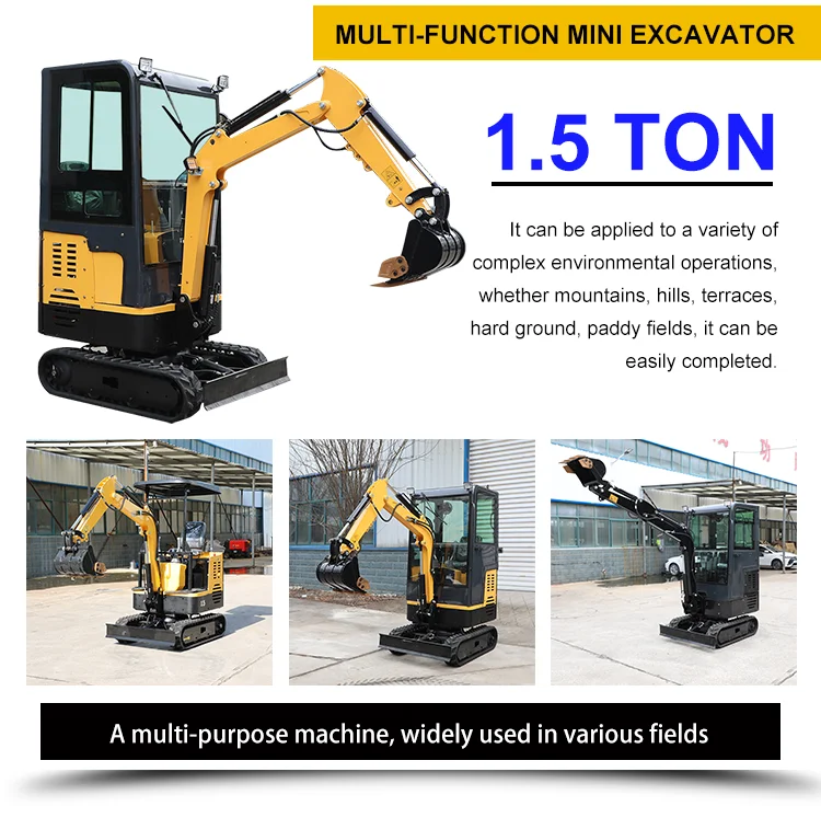 Construction Engineering Se08 800kg 0.8 Ton Excavator Kubota Engine ...