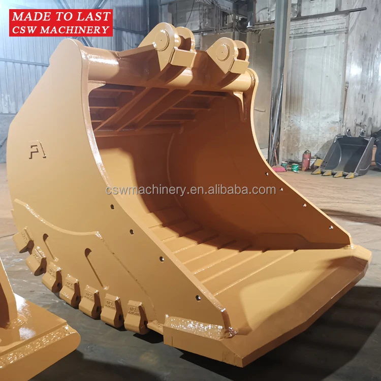 CSW Heavy Duty Digging Bucket - Trench Bucket for 45 Ton Excavators