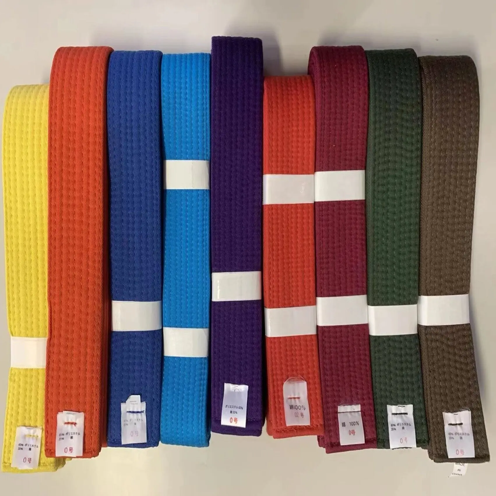 Karate Equipment 4cm Wide 8 Sewing Lines Thick and Durable Solid Colour ...