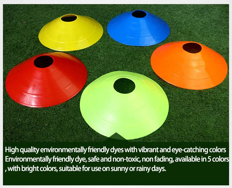 Hot Selling Football Training Agility Disc Cones Field Marker Football Soccer Training Cones ...