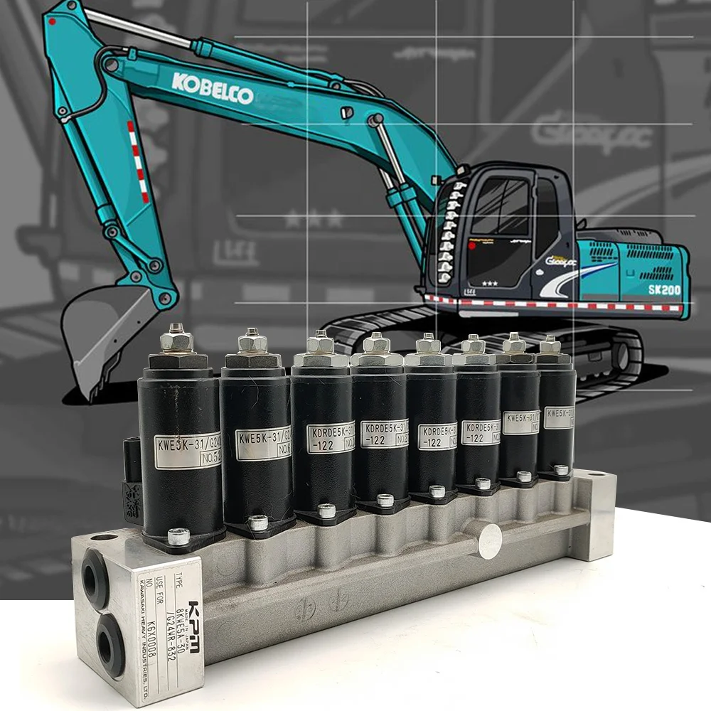 24 Months Warranty! Yn35v00048f1 Hydraulic Solenoids Valve For Kobelco ...