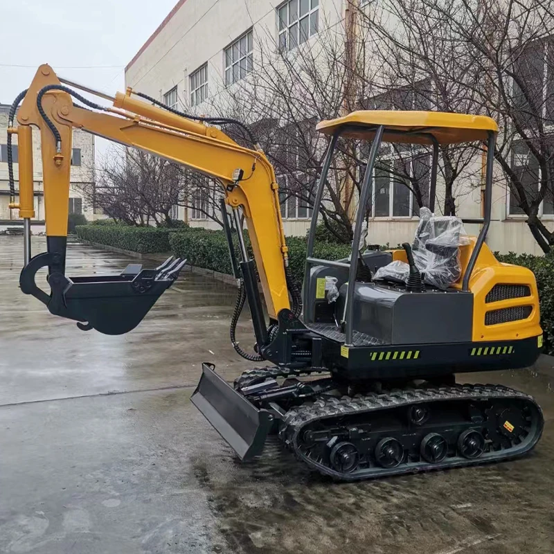 China Factory Smallest Mini Diesel Digger 1 Ton Mini Excavator Small ...