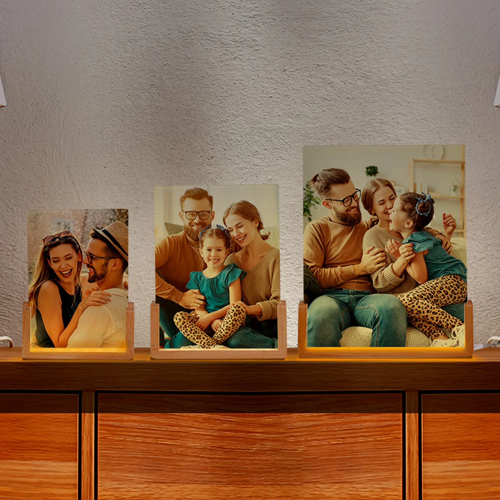 Sublimation LED Acrylic Photo Frame with Customized Logo - Decorative ...