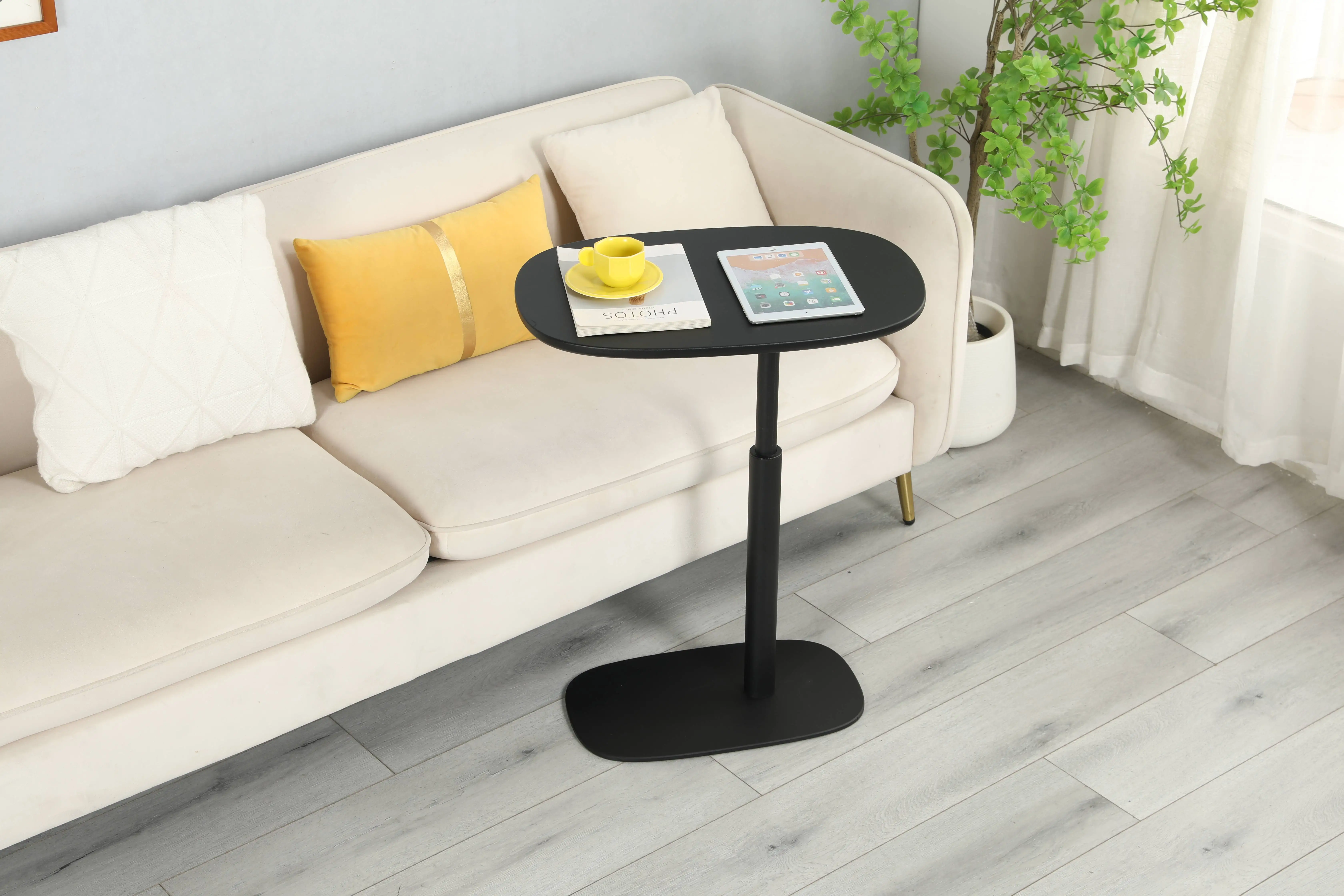 ADA Minimalism Pneumatic Rotate 360° Height Adjustable Stable Table ...