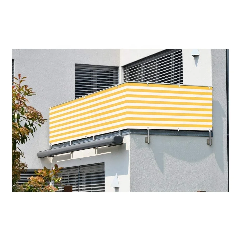 Balcony Screen Privacy Fence Cover (hdpe) Uv Protection Weather ...