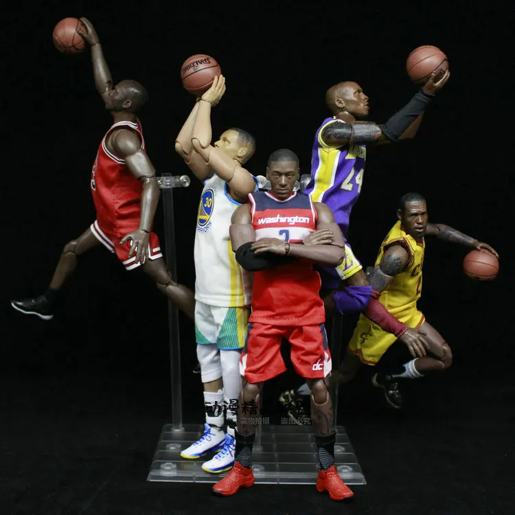 Nba Movable 1 9 Basketball James Handmade Model James Kobe Doll ...