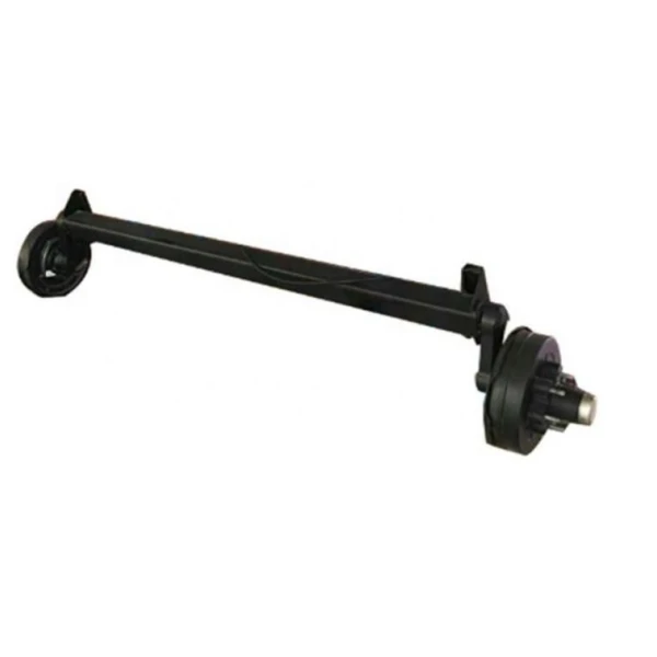 1500kg Rubber Torsion Axle with Electric mechanical or hydraulic drum ...