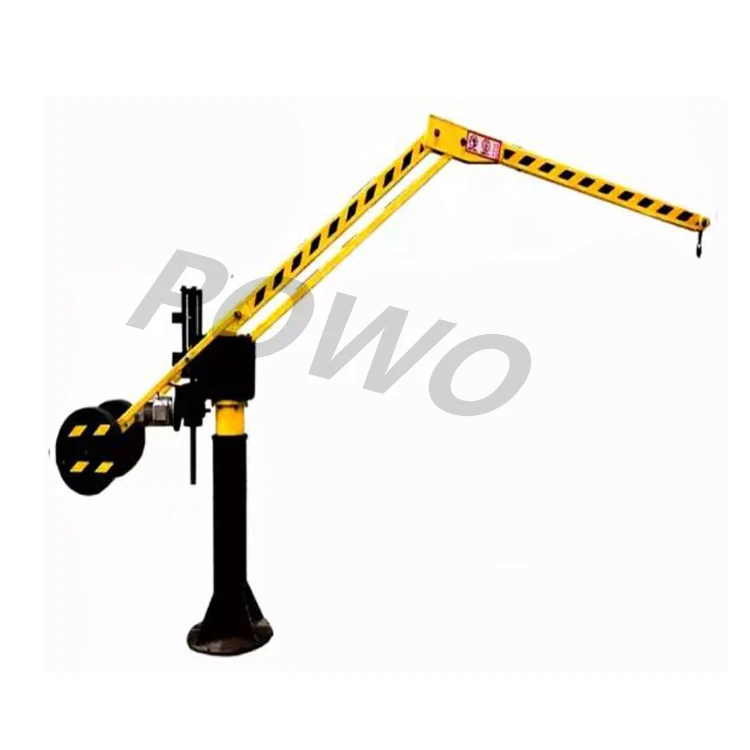 crane lifting equipment telescopic boom 360 degree rotating small crain ...
