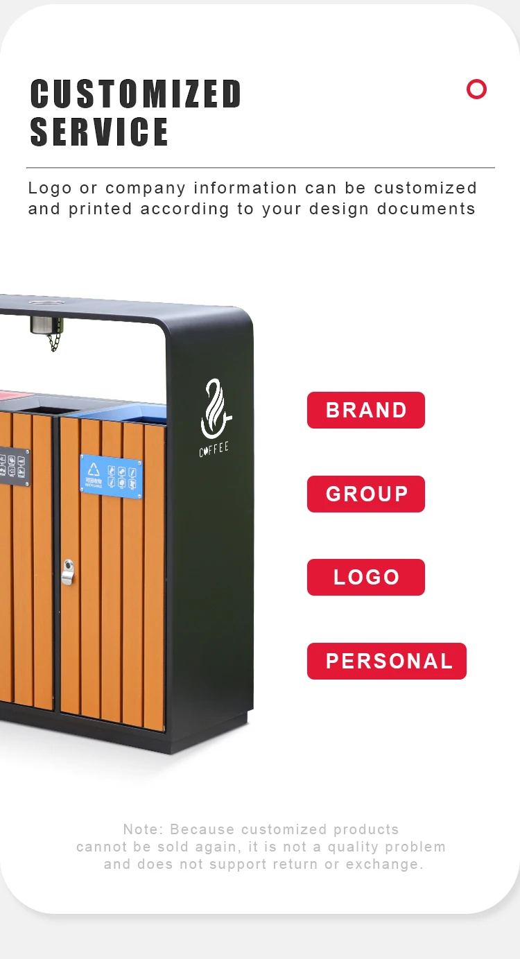 Galvanized Steel Outdoor Bins - Eco-Friendly & Durable