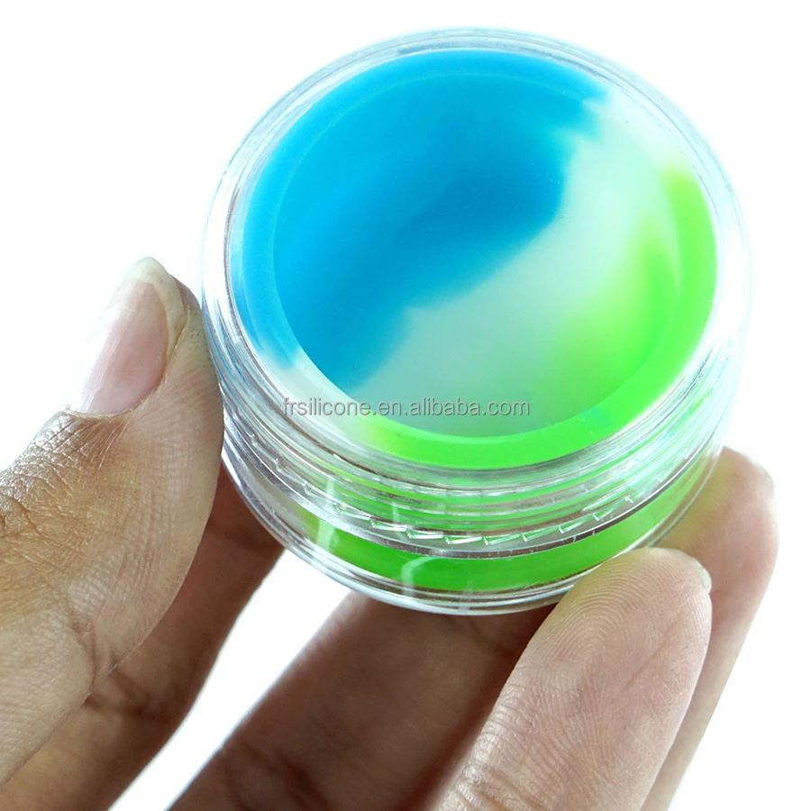 Container Round Plastic And Silicone Container 7 Ml - Buy Storage ...