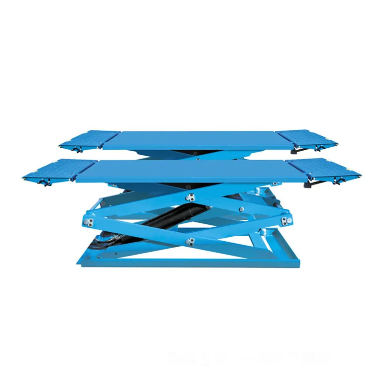 3500kg Capacity Low Profile Scissor Lift - High Rise Car Lifter