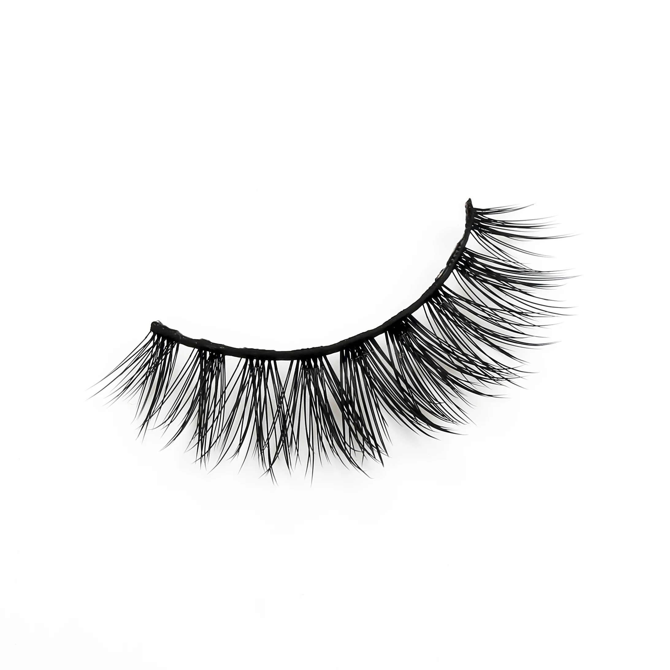 2023 New Classical 0.1mm Pbt Fiber Silk Vegan Strip Lashes That Look ...