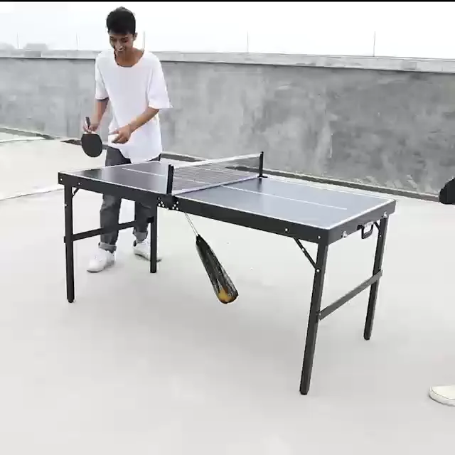 Portable Table Tennis Tables Mdf Board Mid Size Indoor Outdoor Foldable ...
