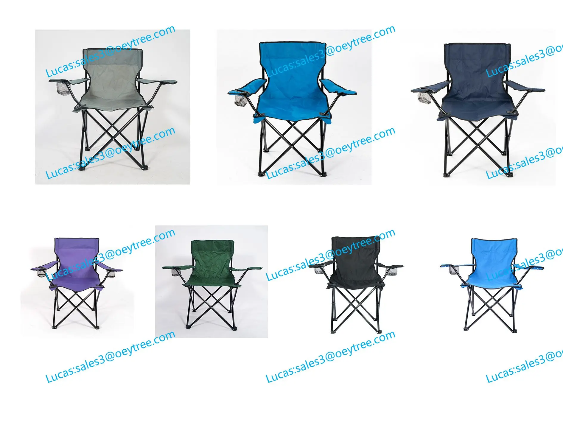 Outdoor Custom Design Color Splicing Camping Chair Portable Backpack ...