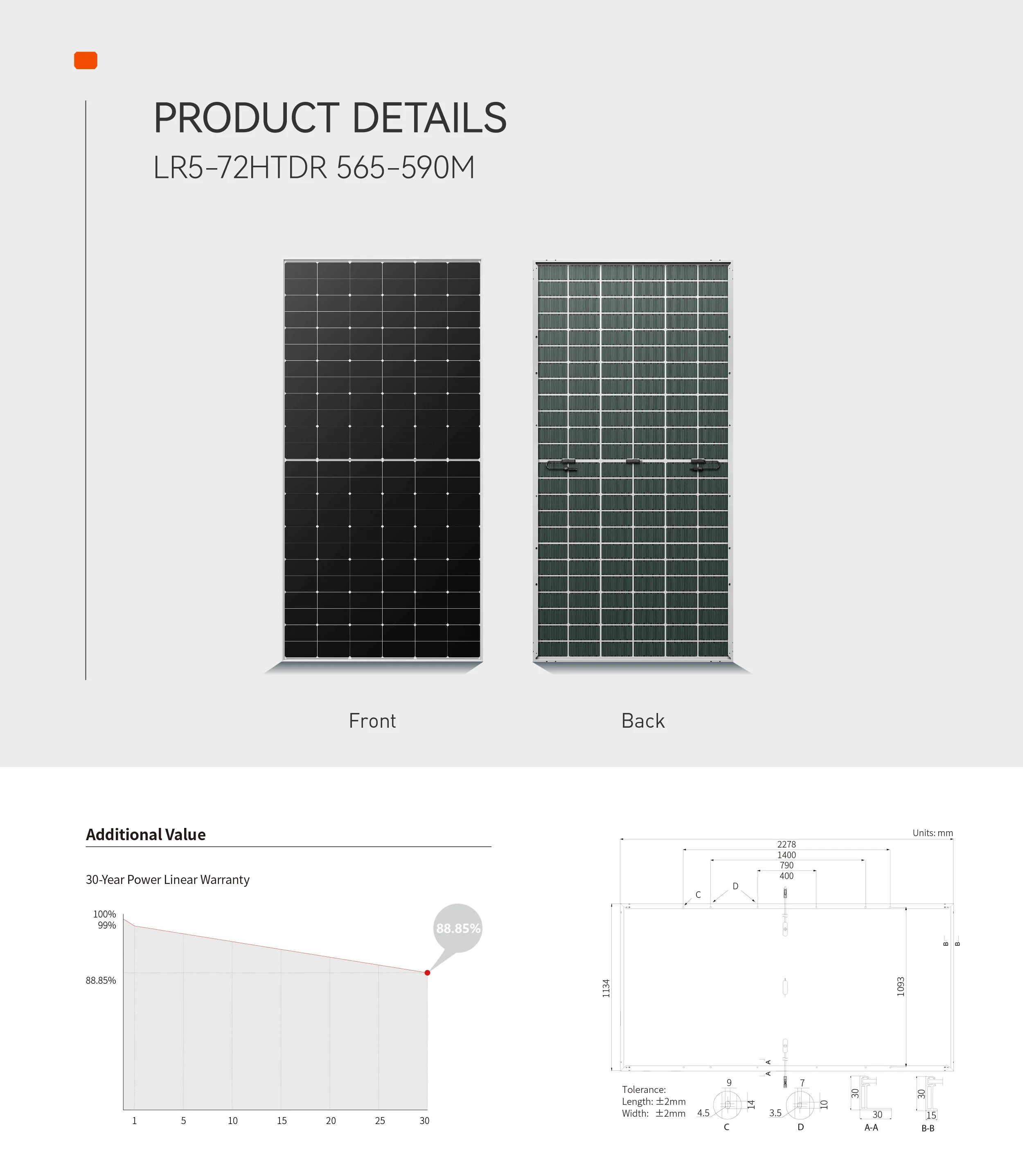 New Longi Solar Hi-mo X6 Double Glass Anti Humidity & Heat Pv Module ...