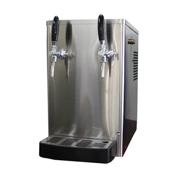 Top Counter Draft Beer Cooler With 2 Taps Beer Dispenser Machine - Buy ...