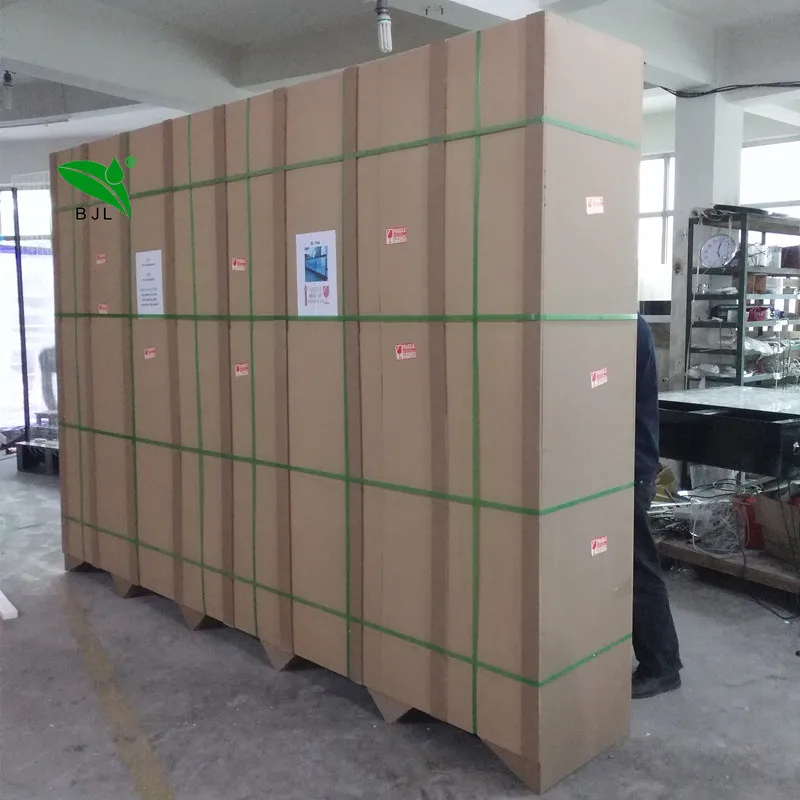 Indoor Glass Waterfall Water Feature Fountain Wall Screen Partition ...