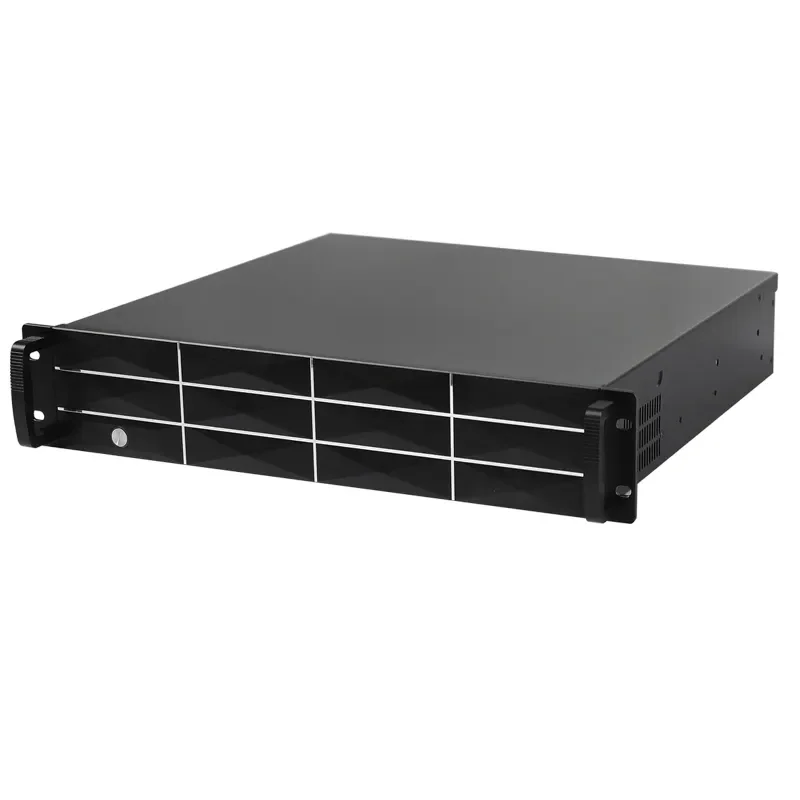 19inch Rackmount Industrial Server Case - 2U Support ATX MB HDD