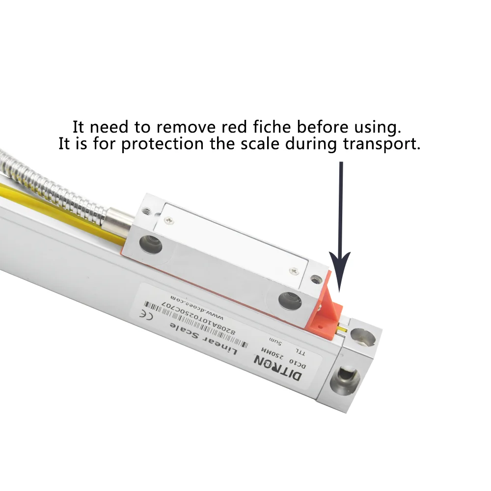 Dro Digital Readout Linear Scale Encoder 50-3000mm Optical Glass Scale ...