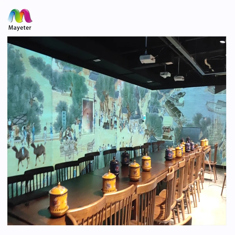360 Degree Immersive Projection for Artwork Dining Room AR Interactive ...