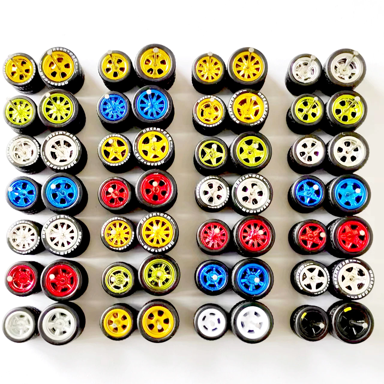 11.2mm or 10.8mm+12.8mm 1/64 Alloy Car Wheels for Hot Wheels