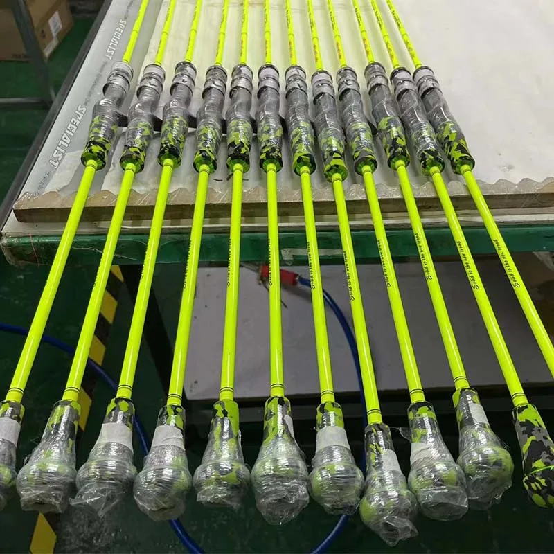 1.5 Sections Fluorescent Color Solid Jigging Rod Slow Rod Jigging ...