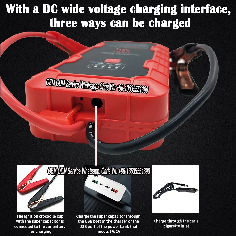 250f Supercapacitor Jump Starter For 12v Car Battery - Buy Jump Starter ...