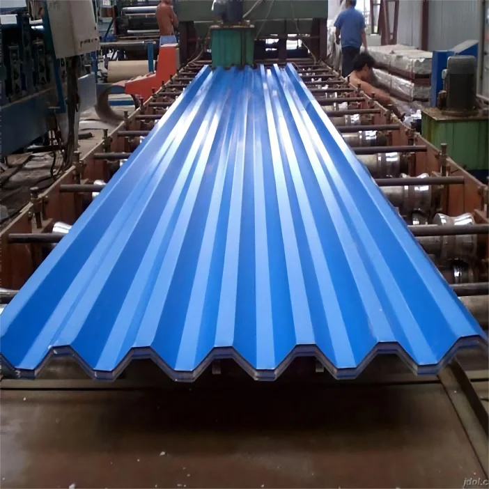 Prepainted Color Coated Zinc Aluminium GI Corrugated Steel Roofing Sheet
