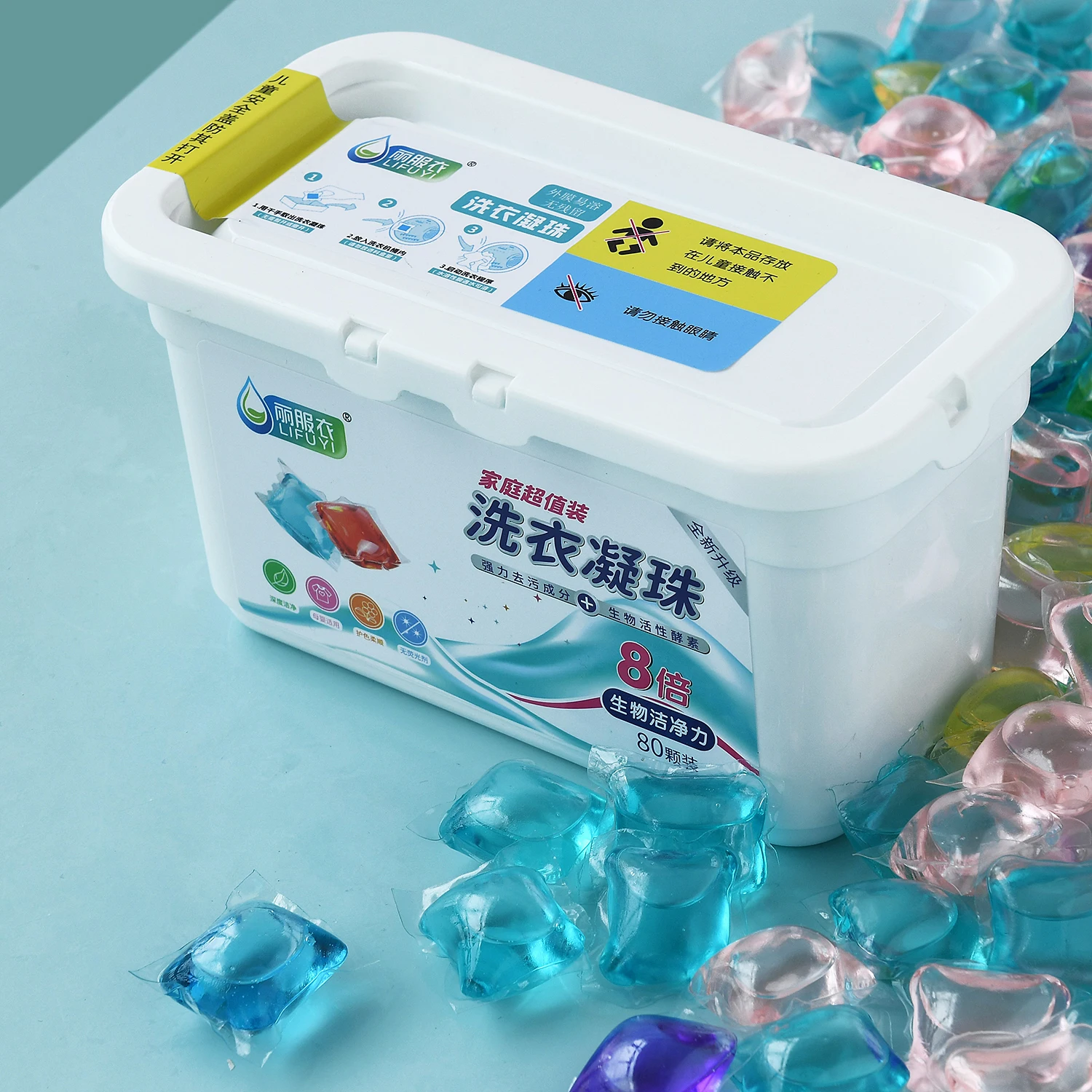 OEM Russian & English Custom Laundry Detergent Pods | Eco-Friendly 8g ...
