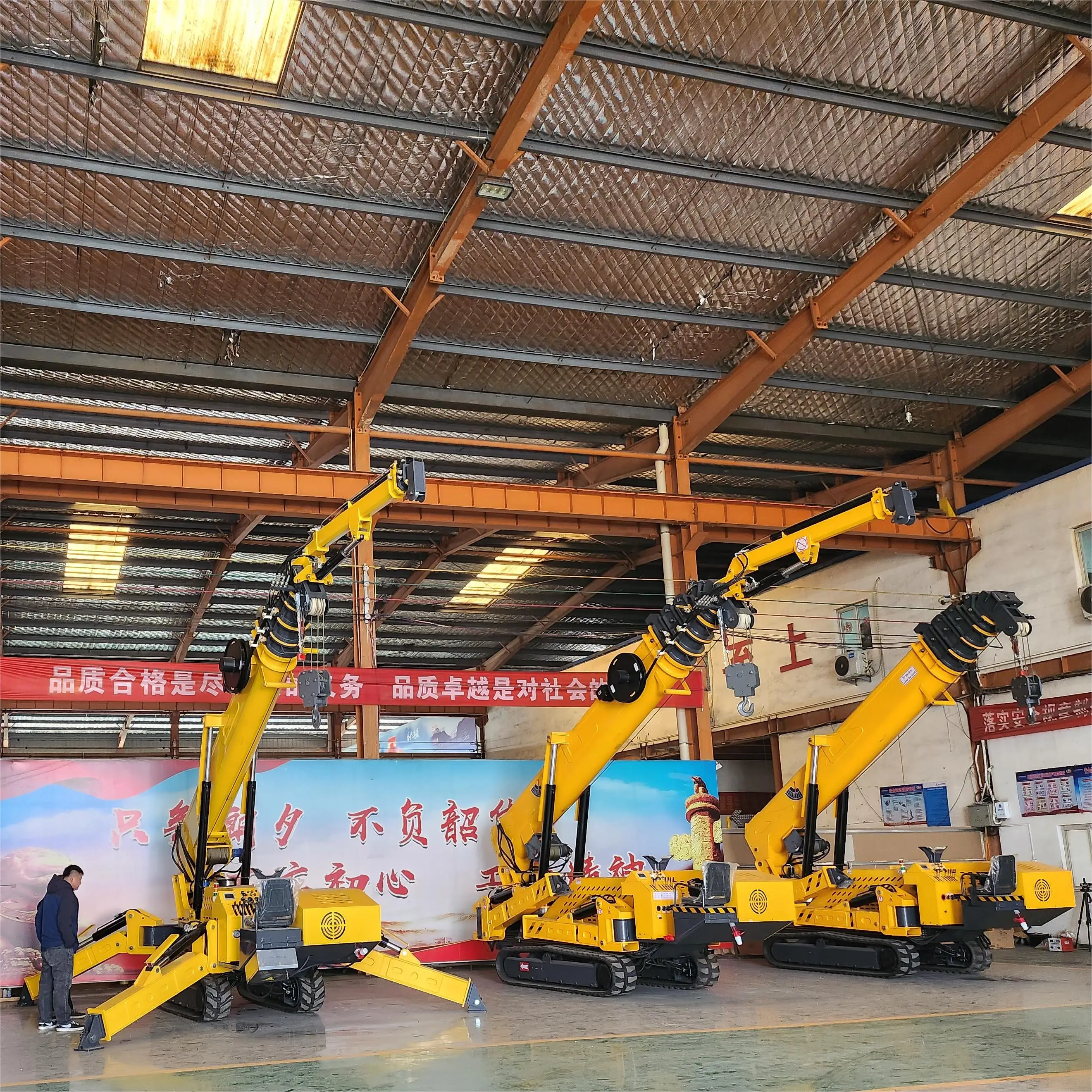 Epa Mobile Spider Crane Fly Jib 5 Ton 8 Ton 12 Ton Remote Control ...