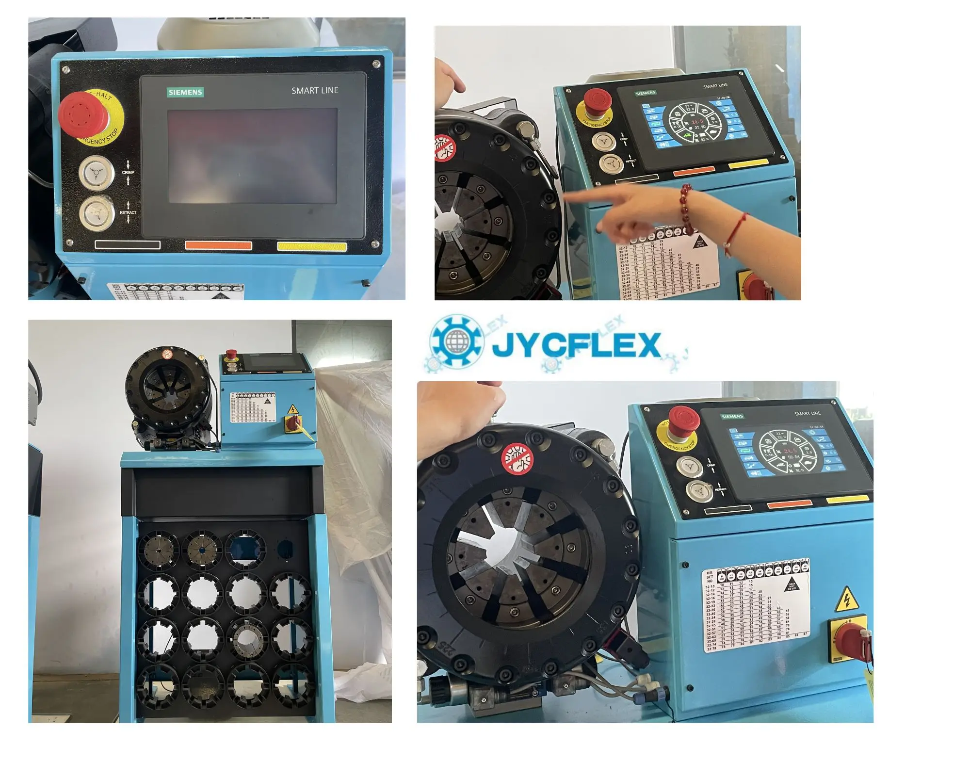 Hydraulic Hose Crimping Machine - Rubber Hose Crimping Tool with ...