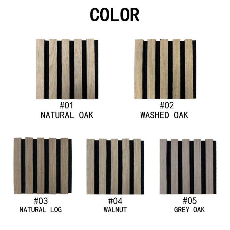 Acoustic Wood Slat Panel Fluted Wood Acoustic Fluted Felt Wood Acoustic ...