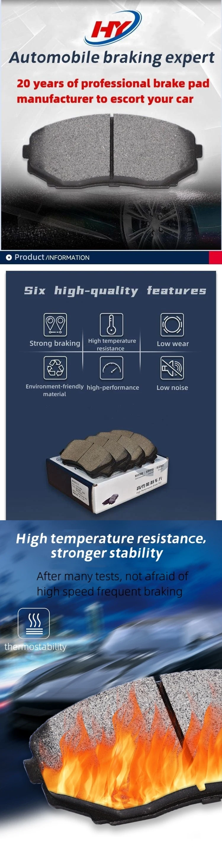 Oem 58115fda00 Break Block Brake Pads For Kia Fmsi D1515 - Buy Brake ...