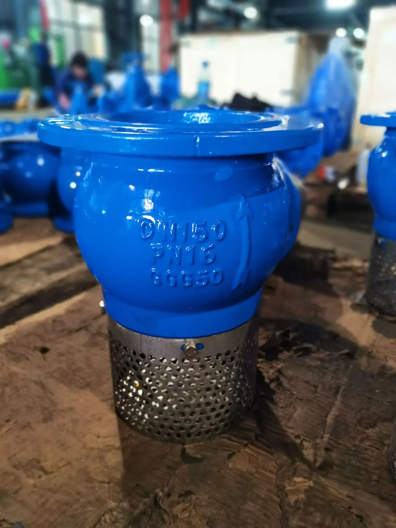 Ductile Iron PN10 PN16 DN50-DN400 Bottom Foot Valve| Alibaba.com