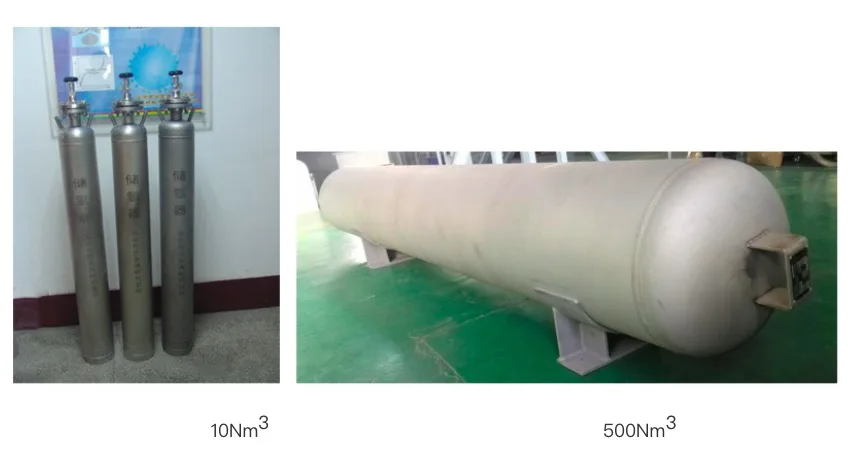 Hydrogen Storage Capacity 10~1000SL Portable Solid Hydrogen Storage ...