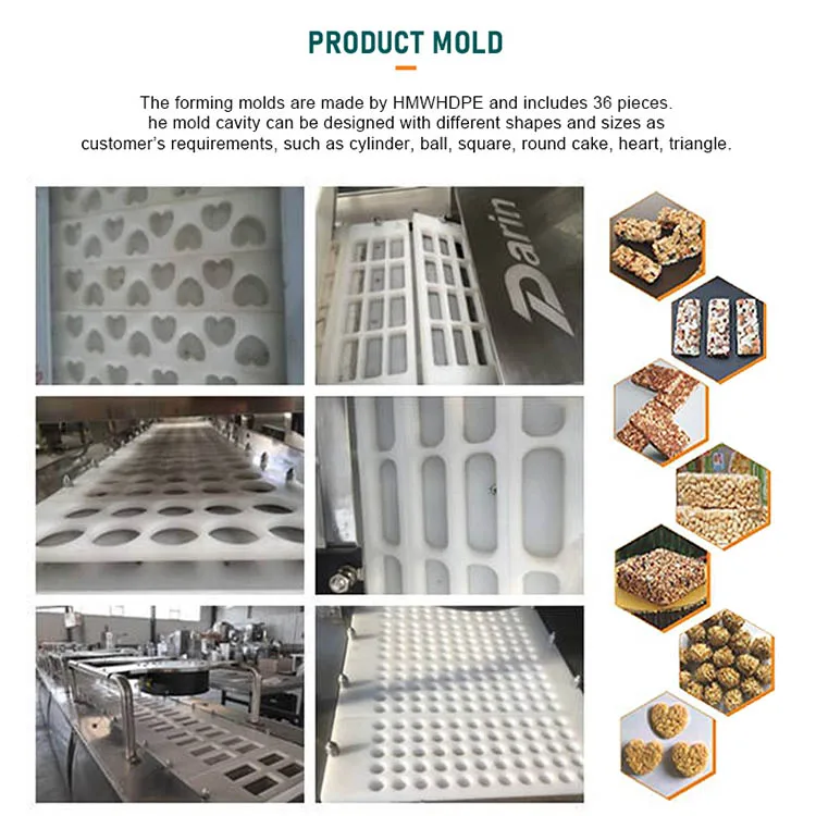High Quality Automatic Heart-Shaped Muesli Bar Production Line Snack ...