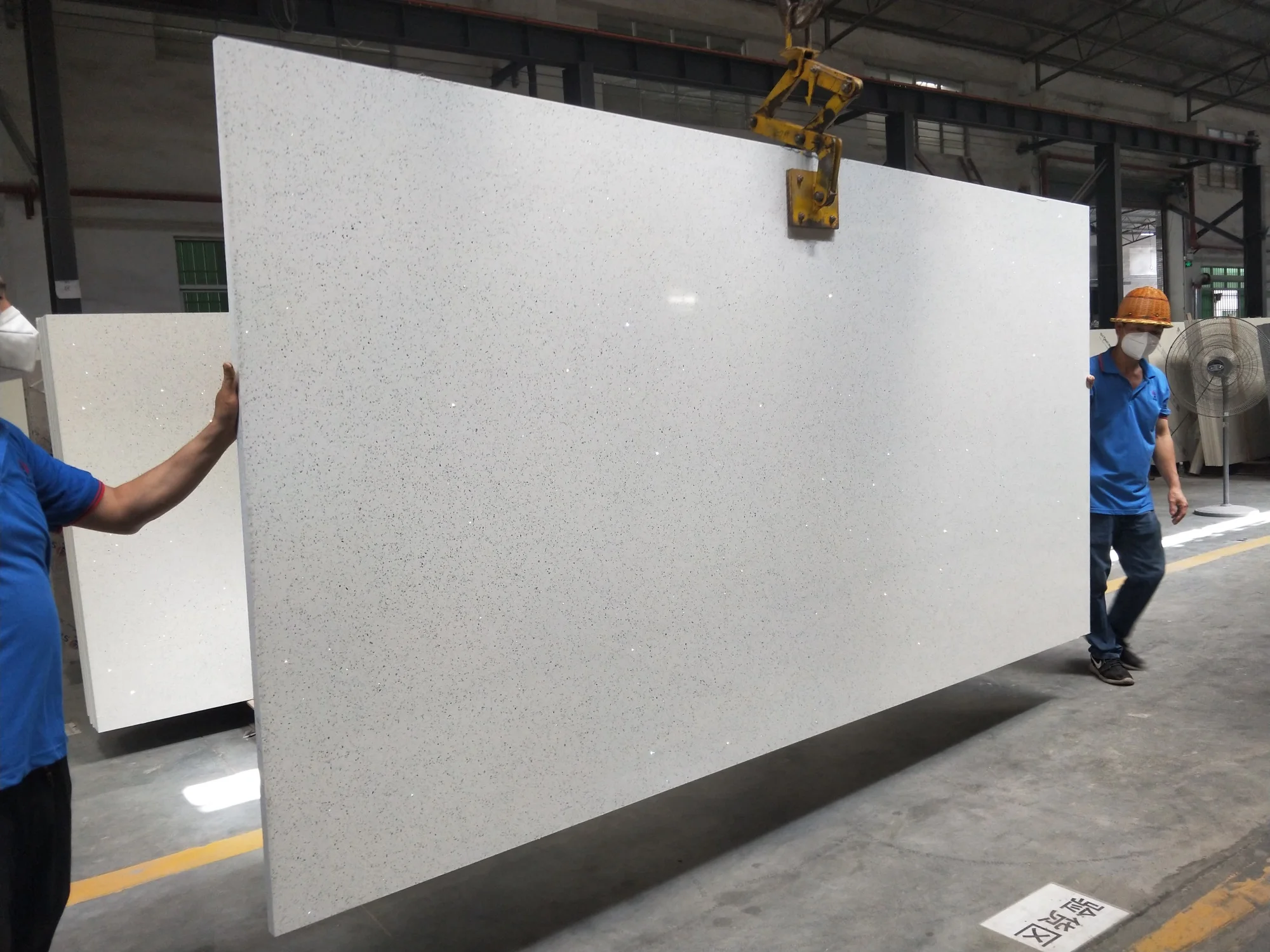 Cheap Sparkle Crystal White Faux Quartz Countertop