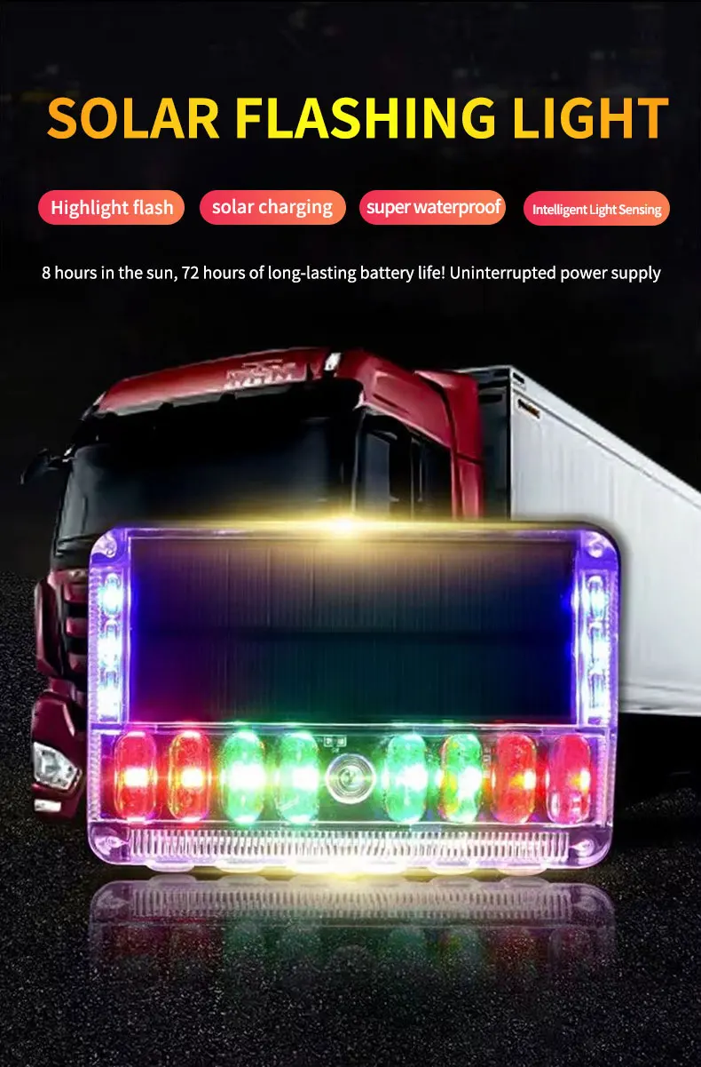 Truck Warning Lights Designed To Prevent Car Rear-end Collisions Hot ...