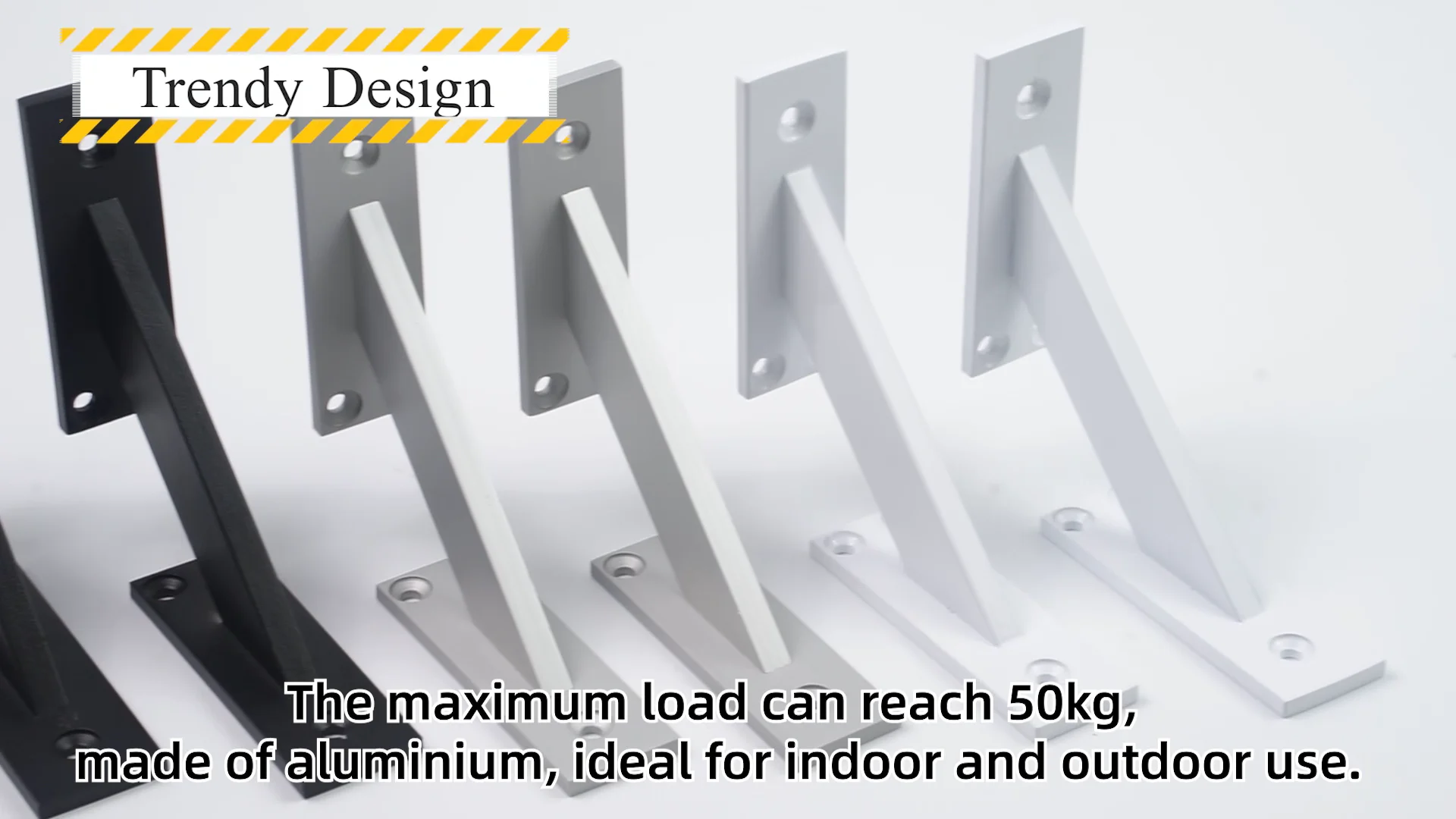 Custom Floating Shelf Brackets Aluminum Furniture Supports Metal ...