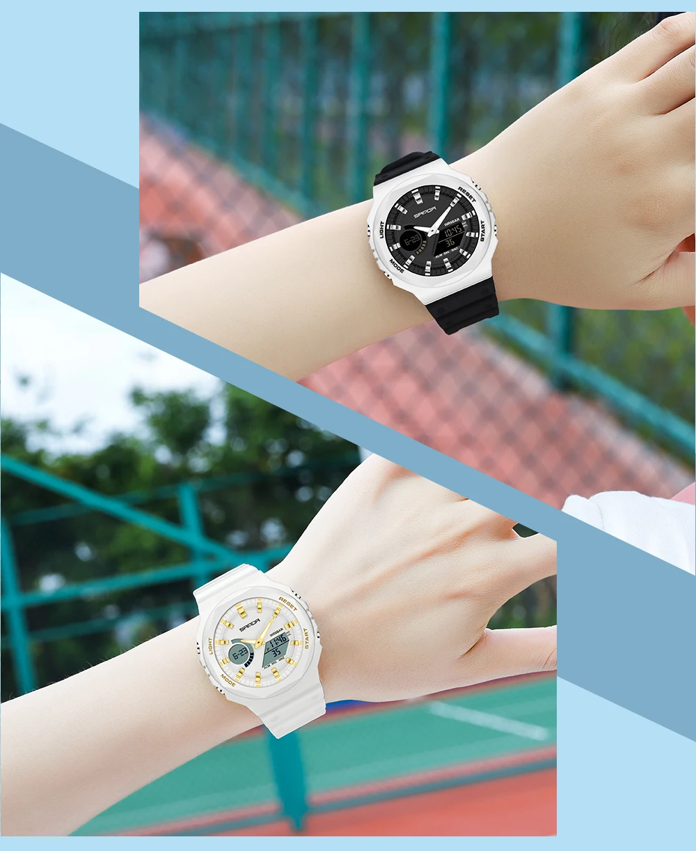 SANDA 6016 Men's Watch - Waterproof Quartz Fashion Timepiece